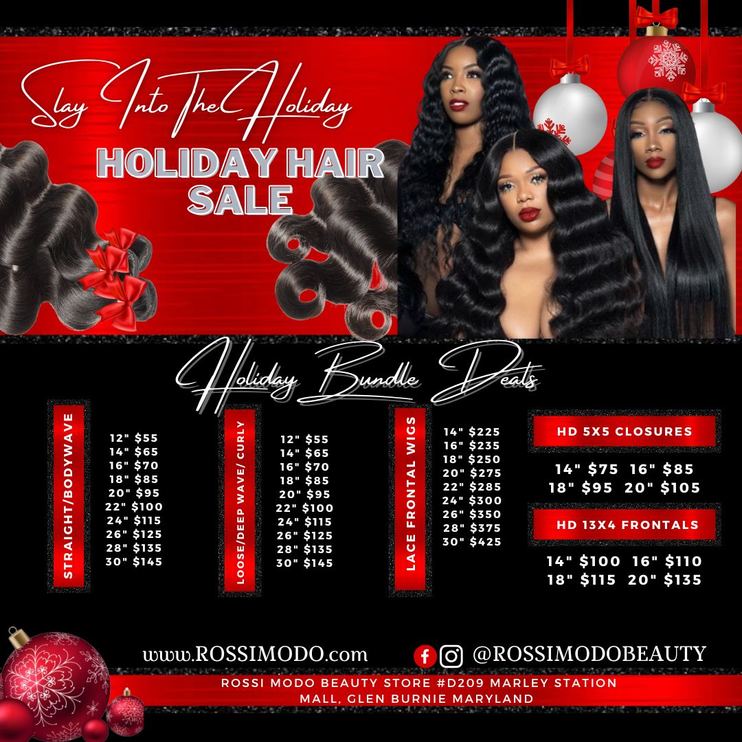 Holiday Hair Slay Wigs – Rossi Modo Beauty Store